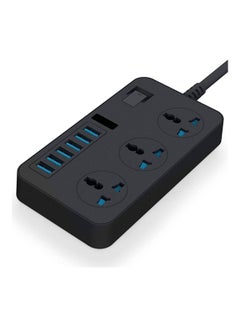 Generic Universal Power Strip 6-USB 3-Power Socket with 2M Wall Plug ...