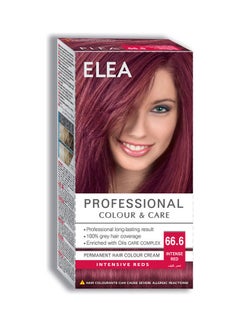 Elea Permanent Hair Colour With 2.9 Ammonia 66.6 Intense Red 60ml KSA ...
