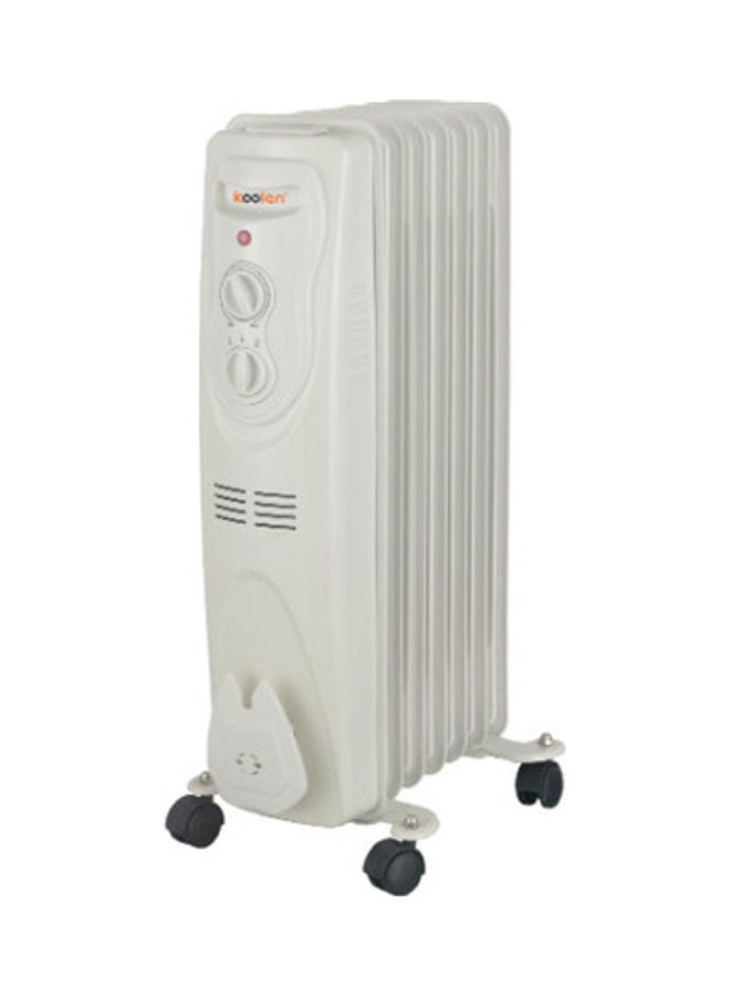 KOOLEN Oil Filled Radiator Heater 7 Fins 1500 W 807102028 White | Best ...