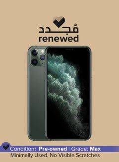 Apple Renewed - iPhone 11 Pro Dual SIM With Facetime Midnight Green ...