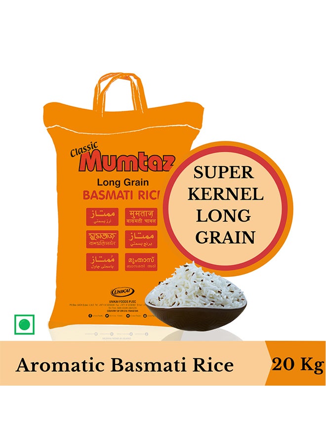 Mumtaz Long Grain Basmati Rice 20kg | Best Price KSA | Riyadh, Jeddah