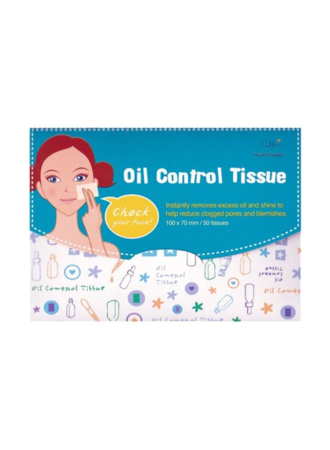Cettua Oil Control Tissues 50-Piece | Best Price UAE | Dubai, Abu Dhabi