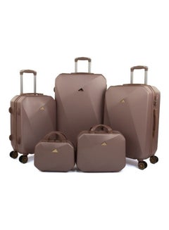 LIMRA 5-Piece Luggage Trolley Set Rose Gold KSA | Riyadh, Jeddah