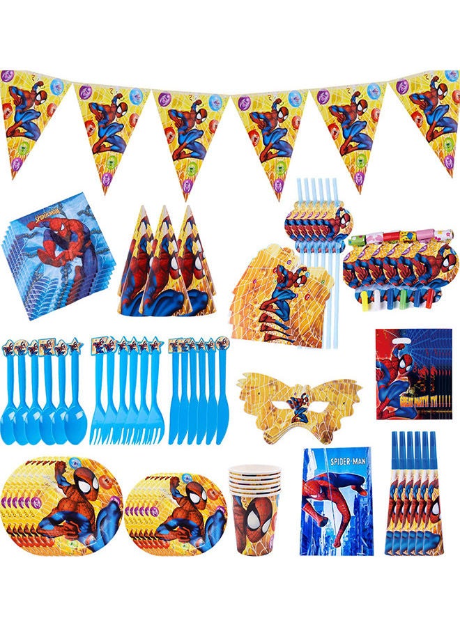 Generic 41-Piece Spider Man Party Supplies Tableware Set | Best Price ...