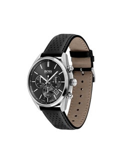 HUGO BOSS Men's Analog Leather Wrist Watch 1513816 | Best Price Egypt ...