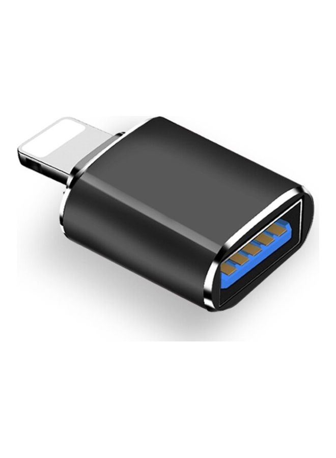 Black Tiger Apple iPhone Adapter Link With USB Port Black | Best Price ...
