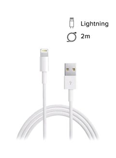 Apple Lightning To USB Cable - 2 Meter White | Best Price UAE | Dubai ...