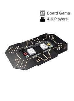 JACKAROO THE ORIGINAL 4/6 Player Board Game With Extendable Black ...