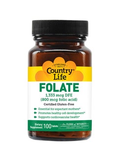 Country Life Folic Acid 800 mcg Tablets 100's KSA | Riyadh, Jeddah