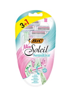 Bic Sensitive Triple Blade Disposable Razors 4 Pieces Assorted UAE ...