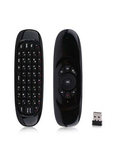 Generic 2.4G Air-Mouse Wireless-Keyboard Gyroscope Remote Control Black ...