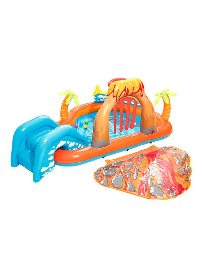 Bestway H2Ogo Lava Lagoon Play Center Kids Lightweight Toy Outdoor ...