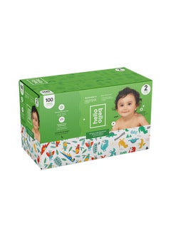 Hello Bello Club Box Diapers - Parrots And Dinos - Boy, Size 2 - 100 ...