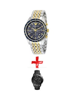 EMPORIO ARMANI Men's Stainless Steel Chronograph Watch AR6088 With ...