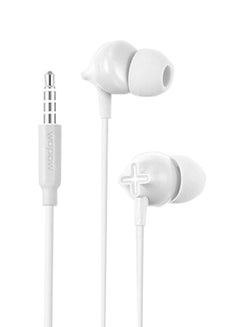 Wopow AU-03-WHT Wired Earphones White | Best Price KSA | Riyadh, Jeddah