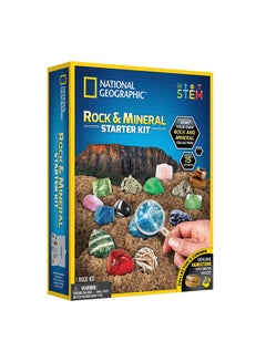 NATIONAL GEOGRAPHIC Rock + Mineral Starter Kit 18.4x6x25.4cm KSA ...