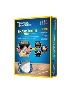 NATIONAL GEOGRAPHIC Shark Tooth Dig Kit 18.4x6x25.4cm KSA | Riyadh, Jeddah