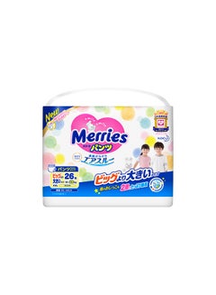 Merries Pants Super Jumbo Pack XXL, 15-28kg - 26 Diaper UAE | Dubai ...