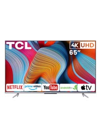 TCL 65-Inch 4K UHD Android Smart TV With Integrated Speakers 65P725 ...