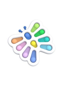 ACHAS Simple Butterfly Fidget Squeeze Environmentally Keyring Novelty ...