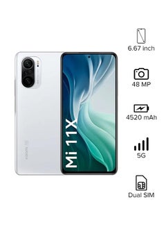 Xiaomi Mi 11x Dual Sim Celestial Silver 8GB RAM 128GB 5G ...
