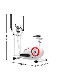 Sparnod Fitness SET-42 Elliptical Cross Trainer Machine for Home Gym ...