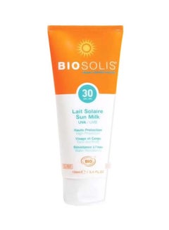 BIOSOLIS Organic Sun Milk SPF 30 100ml | Best Price UAE | Dubai, Abu Dhabi