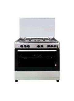 Nobel 90 x 60 Gas Cooker, 5 Gas Burner, Gas Oven & Gas Grill, 8 Knob ...