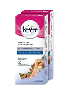 Veet Full Body Waxing Kit Pack Of 2 Multicolour UAE | Dubai, Abu Dhabi