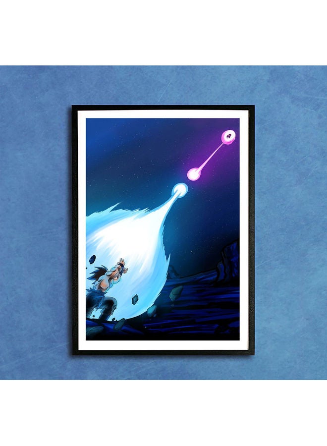 Boomah Accessories Goku VS Vegeta Manga Dragon Ball Poster with Frame ...