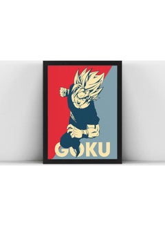 Boomah Accessories Goku Super Saiyan Dragon Ball Z Poster with Frame ...