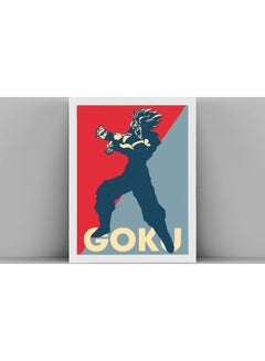 Boomah Accessories Goku Super Saiyan Dragon Ball Z Poster with Frame ...