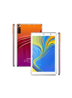 S-Color U-977 Smart Tablet 8-Inch Purple/Orange 3GB RAM 32GB ROM 4G-LTE ...