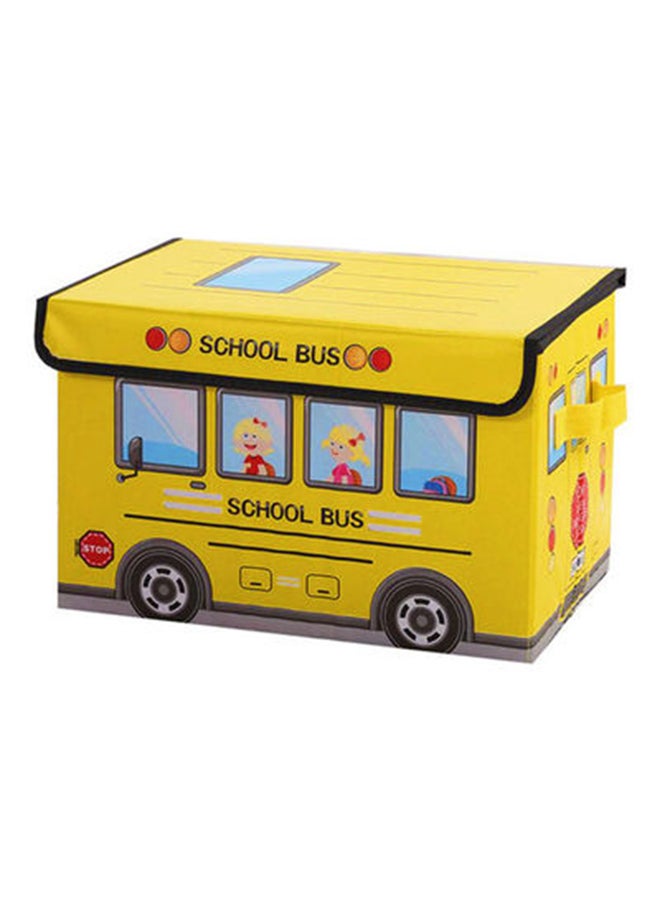 MissTiara School Bus Shaped Storage Box 9.84x9.84x15inch | Best Price ...