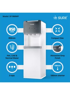 Sure Top Loading Hot And Cold Water Dispenser SF1960WP Grey/Dark Grey ...