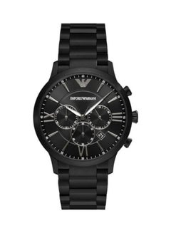 EMPORIO ARMANI Men's Analog Stainless Steel Clasp Round Wrist Watch ...