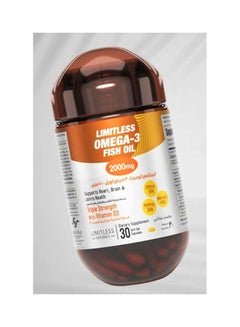 LIMITLESS Omega-3 Fish Oil 2000Mg 30 Capsule Egypt | Cairo, Giza