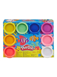 Hasbro Play-Doh 8-Pack Rainbow Non-Toxic Modeling Compound With 8 ...