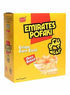 Emirates Pofaki Cheese Corn Crispy Curls 15grams Pack of 25 UAE | Dubai ...