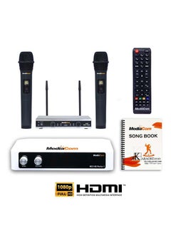 MediaCom HD Porto Karaoke Player With 2 Wireless Microphone, 32GB ...