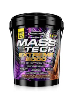 MuscleTech Mass Tech Extreme 2000 Protein - Triple Chocolate Brownie ...
