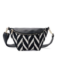 Pavo Embroidered Leather Crossbody Bag Black Egypt | Cairo, Giza