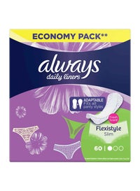 always Daily Liners Flexistyle Slim Pantyliners With Fresh Scent ...
