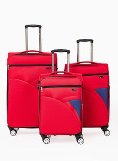 Noon East 3-Piece Expandable Softside Spinner Aluminium Iron Tie Rod ...