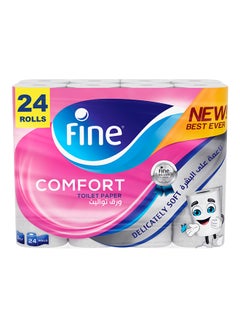 Fine Toilet Paper Tissue Comfort Sterilized For Germ Protection 180 ...