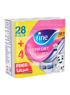 Fine Toilet Paper Tissue Comfort Sterilized For Germ Protection 180 ...