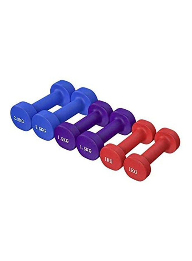 Generic 6-Piece Of High Quality Dumbbells Set 10kg 10kg | Best Price ...