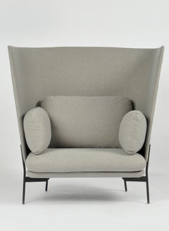 Switch Armchair - Grey Metal Couch - 110 X 86 X 115 - Relaxing Sofa ...