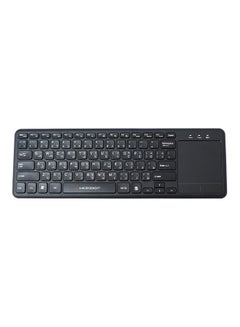 Microdigit Wireless Mini Touch Computer Keyboard Black KSA | Riyadh, Jeddah
