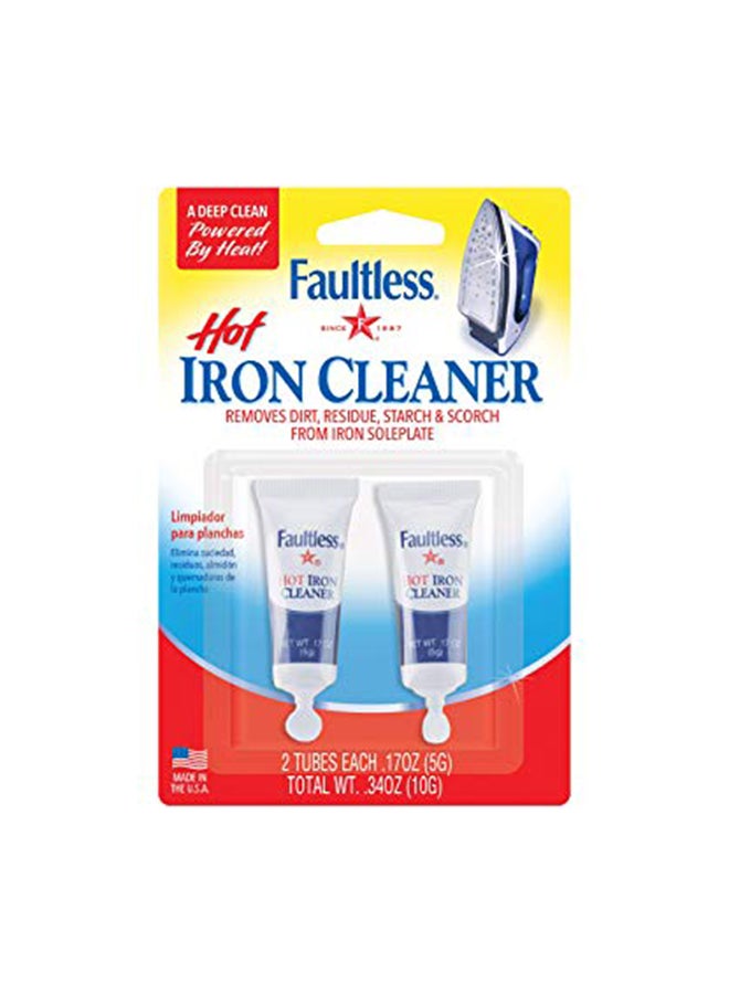 Faultless 2-Piece Hot Iron Cleaner Multicolour 5grams | Best Price UAE ...